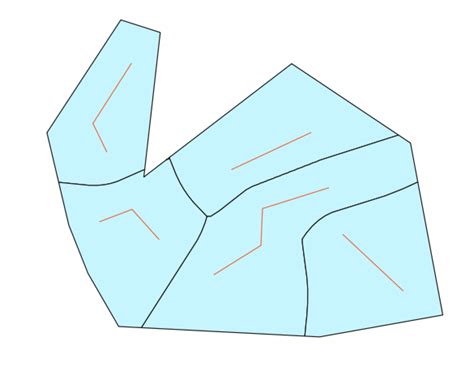 Creating Zones From Lines Inside Boundary In QGIS Geographic