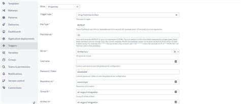 Jfrog Triggers · Digitalai Release