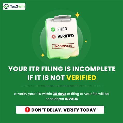 How To E Verify Your Income Tax Return Today Tax2win Posted On The