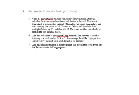 Solved 12 Tra Exercises For Their Charne Extra 5 1 Develop Chegg Com