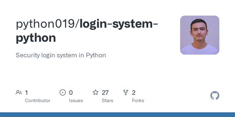 Github Python019login System Python Security Login System In Python