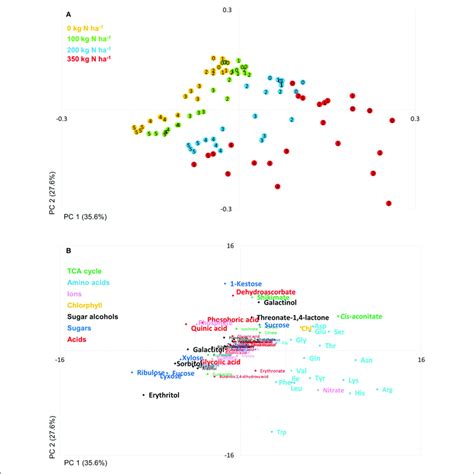 Principal Component Analysis Pca Pca Score Plot A And Pca