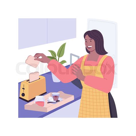 Making A Toast Isolated Cartoon Vector Illustrations Stock Vector Colourbox