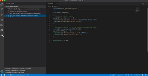 Quickstart Cloud Code For VS Code Google Cloud