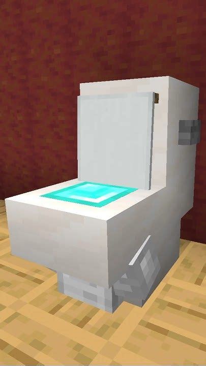 Come Creare Un Wc Realistico In Minecraft Minecraft House Tutorials