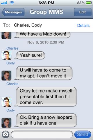 Pretty Up Your Iphone Sms App With Chatpic