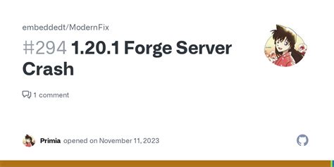 Forge Server Crash Issue Embeddedt ModernFix GitHub