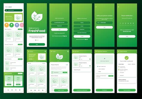 Premium Vector Colorful User Interface Design For E Learning Mobile