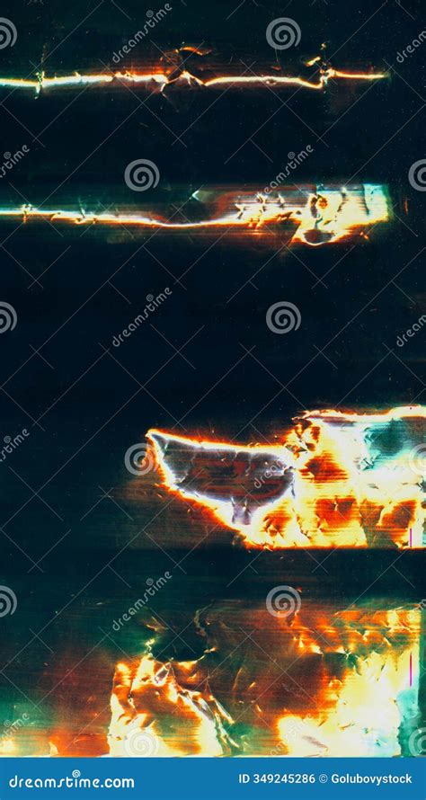 Glitch Overlay Analog Distortion Noise Texture Royalty Free Cartoon 259669256