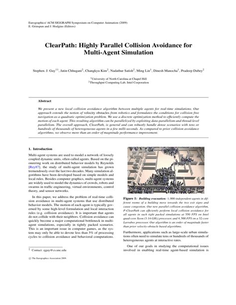 Clearpath Highly Parallel Collision Avoidance For Multi Agent Simulation