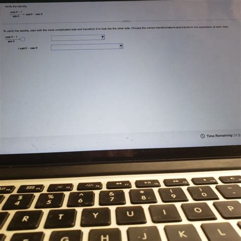 Solved Verify the identity sinθcosθ cotθcscθ To verify Chegg