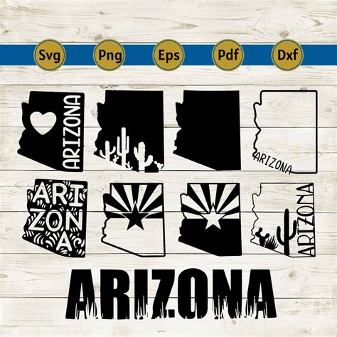 Arizona Svg Perfect For Diy Arizona Arizona Outline Svg