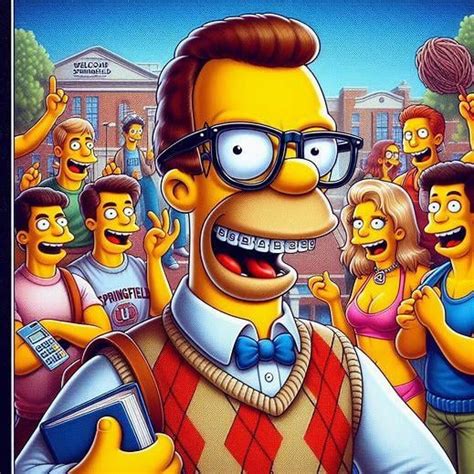 1980s Nerd Vs Jock Homer Raipicsofhomer