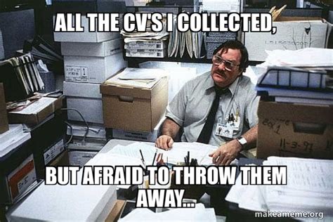 All The Cvs I Collected But Afraid To Throw Them Away Seriously