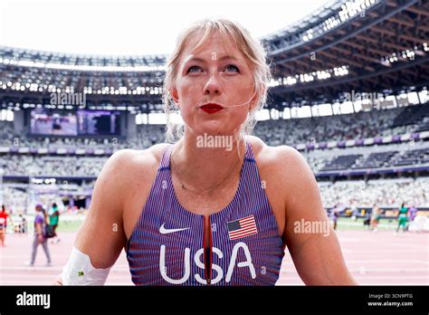 Maggie Ewen Of United States Of America Looks On After During The Women