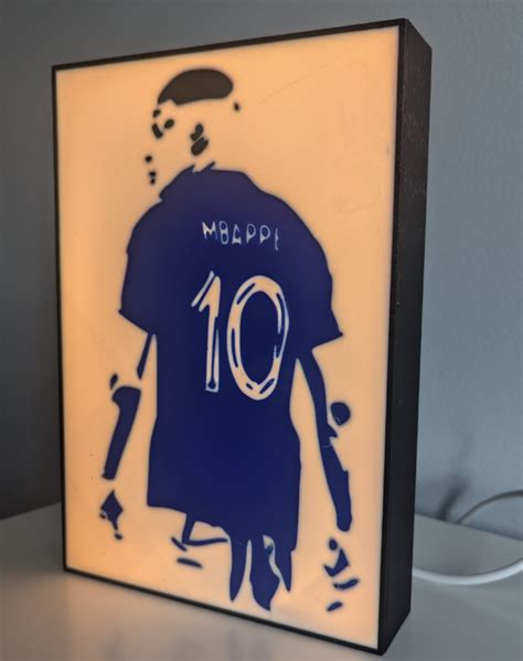 Mbappe Lightbox By Waxounet Makerworld