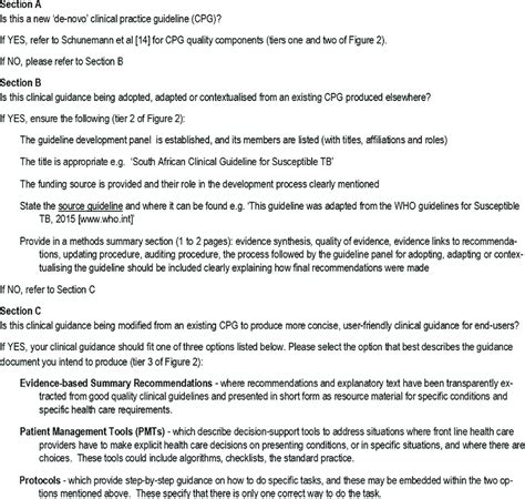 Checklist For Classification Of Guidance Documents Download