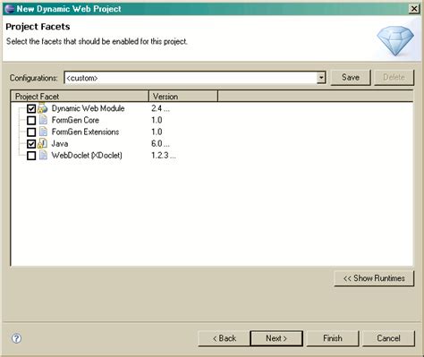 Extending Wtp Using Project Facets