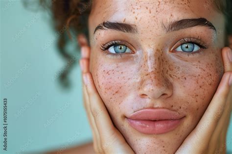 Fotografie Obraz Signs Of Hyperpigmentation Dark Spots And Dull Skin