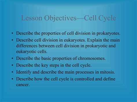 5 Cell Cycle And Mitosisppt