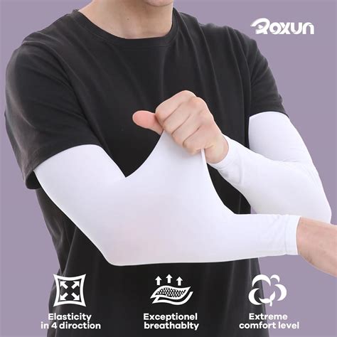 Arm Sleeves Cooling Uv Sun Protection Sports Compression For Menwomen