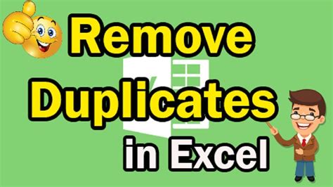 Excel Remove Duplicates Ms Excel Training YouTube
