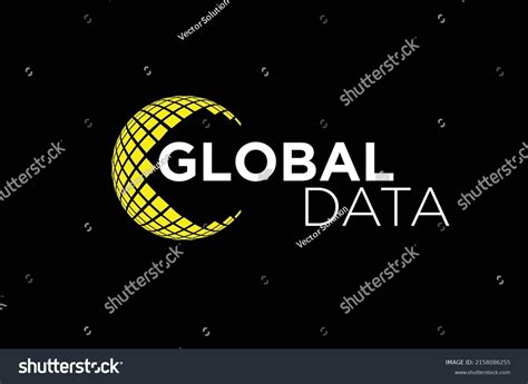 Global Data Logo File Template Vector Stock Vector Royalty Free
