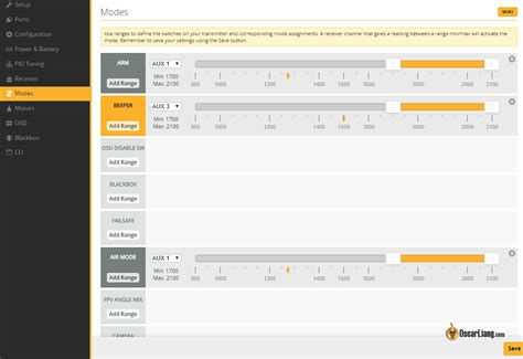 How To Setup Betaflight Firmware Oscar Liang