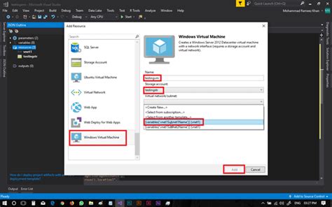 Deploying Vm Using Arm Template