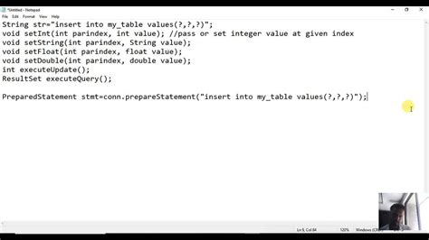 5 7 Preparedstatements Youtube