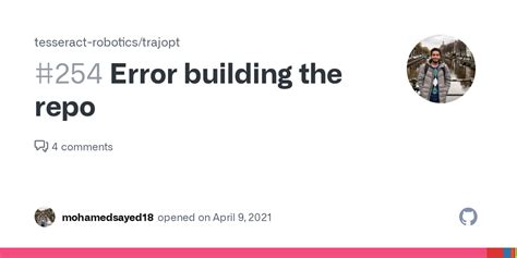 Error Building The Repo Issue Tesseract Robotics Trajopt GitHub