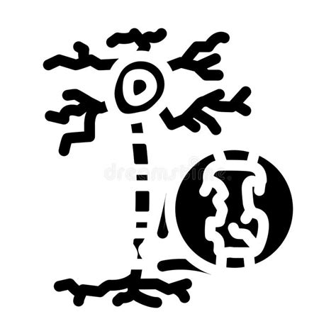 Multiple Sclerosis Disease Glyph Icon Vector Illustration Stock Illustration Illustration Of