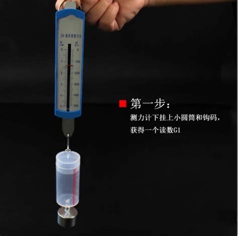 archimedes principle experimental apparatus including 5n dynamometers