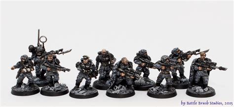 Battle Brush Studios Showcase Showcase Astra Militarum Veterans Squad