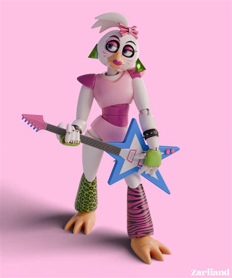 Glam Chica Test Render By Zariiand On Deviantart