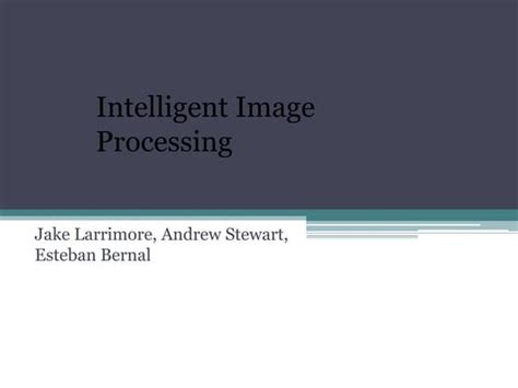 computer vision ppt ppt