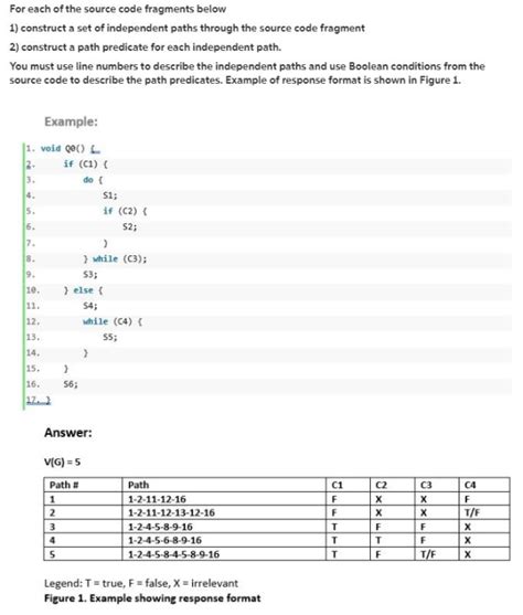 for each of the source code fragments below 1