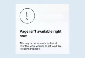 How To Fix Page Isnt Available Right Now On Instagram Paperblog