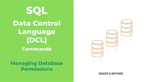Grant And Revoke Commands In Sql With Examples Data Control Language