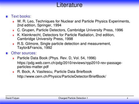 PPT Basic Concepts Of Charged Particle Detection Part PowerPoint Presentation ID