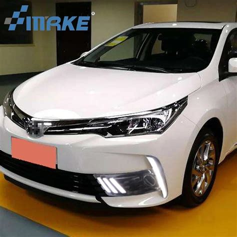 Car Led Daytime Running Light For Toyota Corolla 2017 2018 With Turn