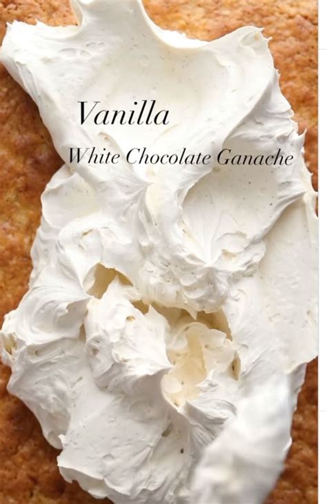 Manuela Kjeilen On Instagram Vanilla White Chocolate Ganache So