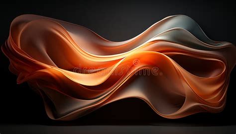 Abstract Wave Pattern Design In Vibrant Colors Digitally Generated