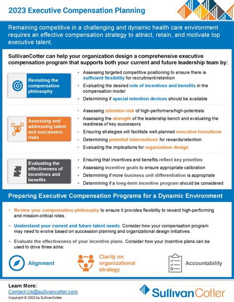 Infographic 2023 Executive Compensation Planning