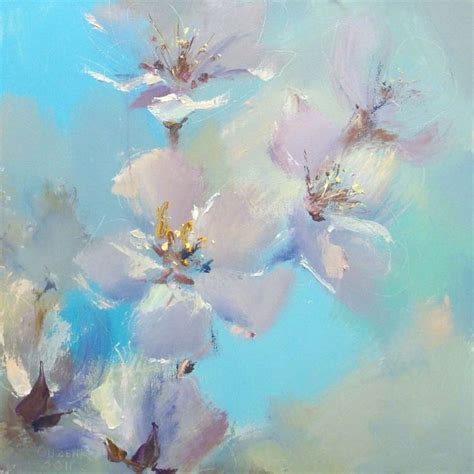 художник Гузенко Павел Петрович Краска Абстрактные цветочные картины Искусство из пастели