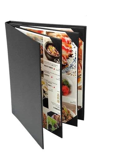 Leather Menu Folder Black Size A4 At Best Price In Etawah Id
