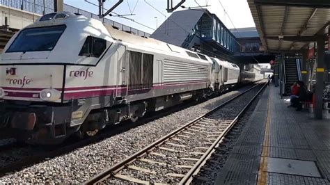 Renfe Class 334 334023 334028 Passing Villaverde Bajo Station On 25