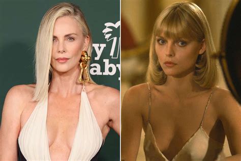 Charlize Theron Transforms With Scarface Inspired Look Michelle