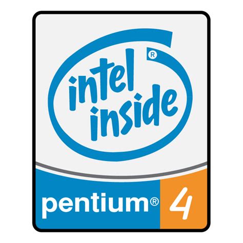 Pentium 4 Processor Logo Vector Logo Of Pentium 4 Processor Brand Free Download Eps Ai Png
