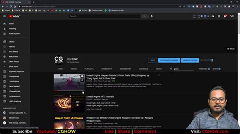 Projectile Effect Ue4 Niagara Tutorials Cghow Ashif Ali
